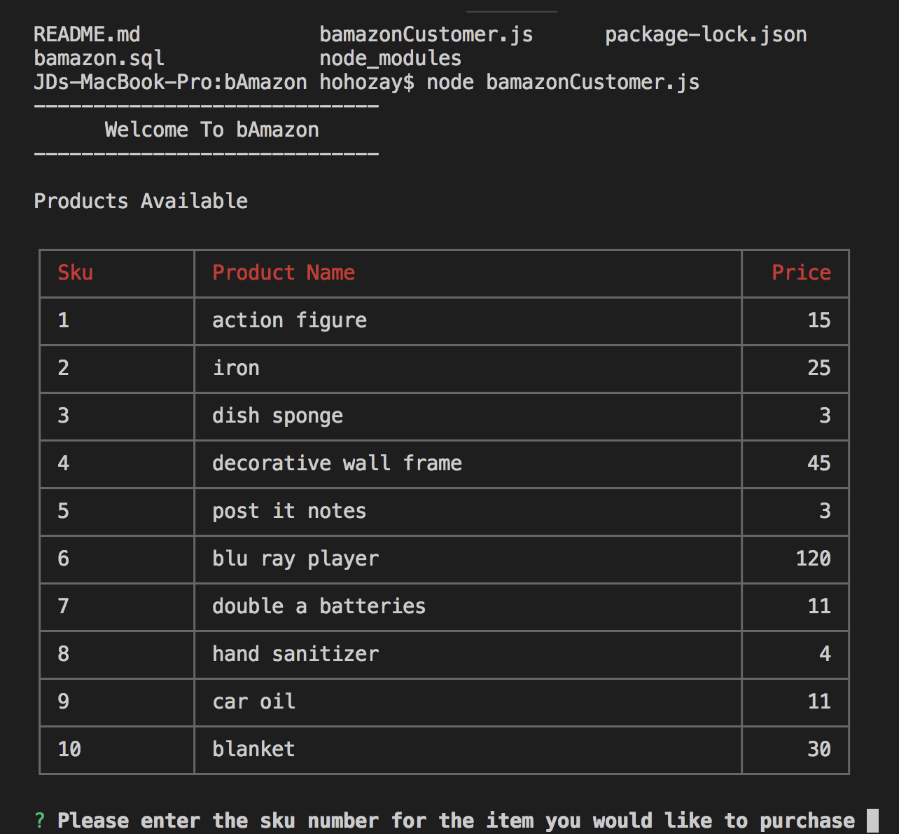 bAmazon :shopping_cart: | bAmazon